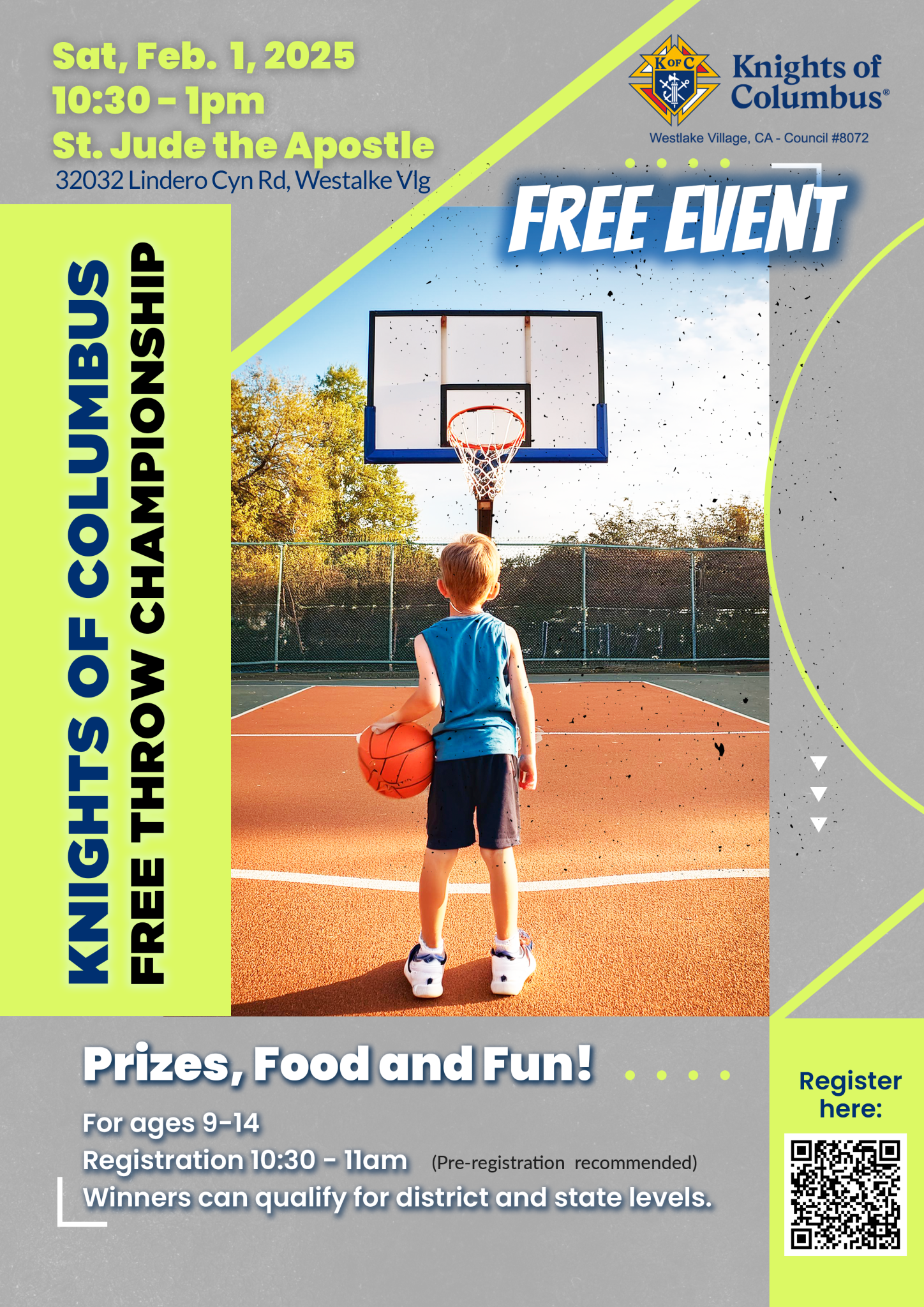 Basketball Contest – Westlake Village Knights of Columbus